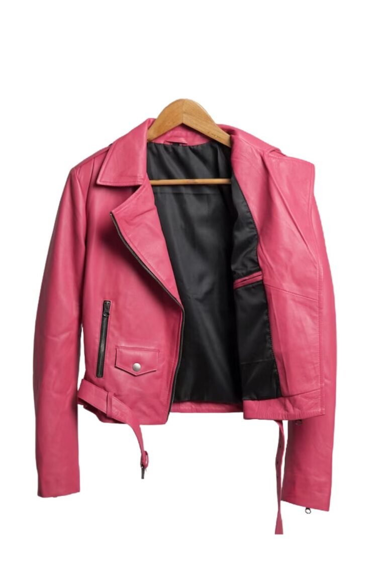 Barbie Leather Jacket | Barbie Pink Leather Jacket