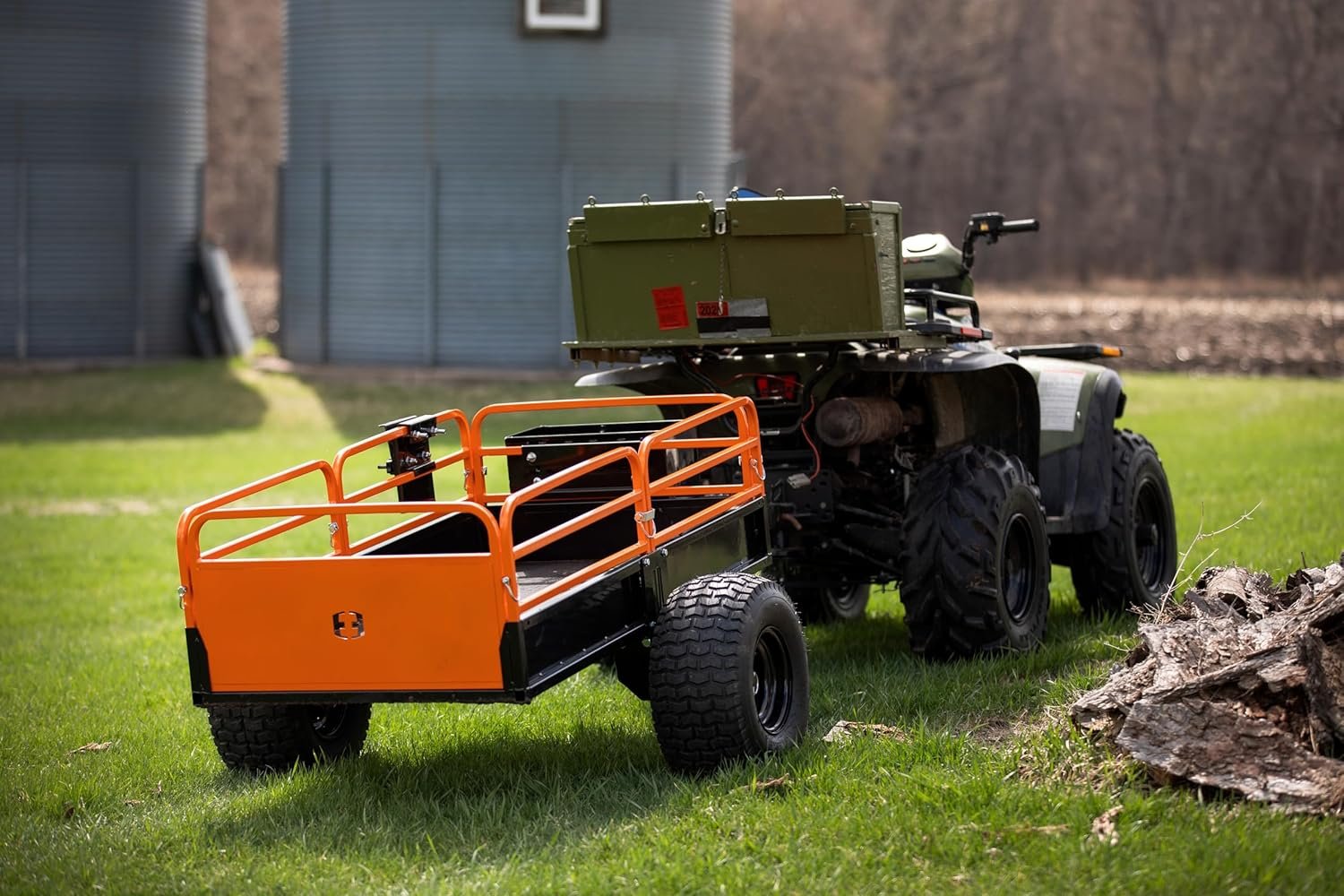 Impact Implements 1500 Lb Utility Cargo Trailer With Pivot Dump For ATV ...